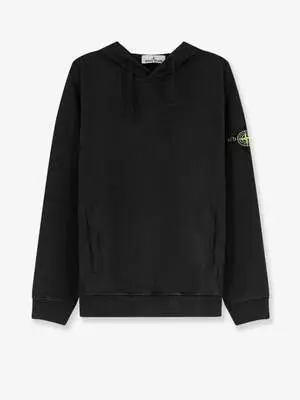 Stone Island Organic Cotton Sweatshirt - Black