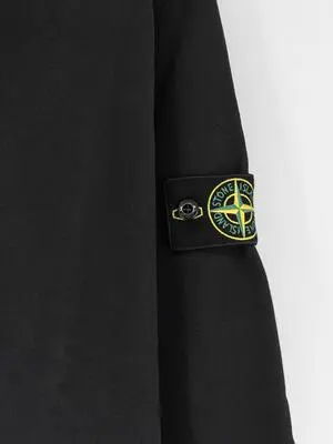 Stone Island Organic Cotton Sweatshirt - Black