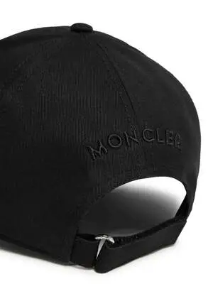 Moncler Logo Cotton Baseball Cap