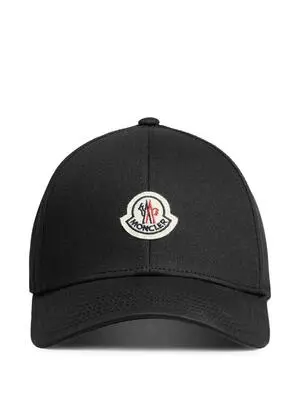 Moncler Logo Cotton Baseball Cap - Multicolor