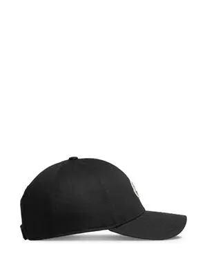 Moncler Logo Cotton Baseball Cap - Multicolor