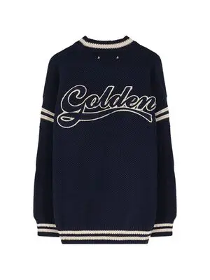 GOLDEN GOOSE Cotton Crewneck Sweater - Multicolor
