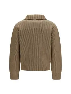 Dries Van Noten Buttoned High-neck Cardigan - Cream