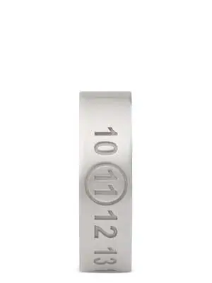 MAISON MARGIELA Number Reference Ring - Silver