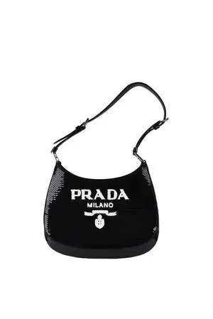 Prada Cleo Shoulder Bag - Black