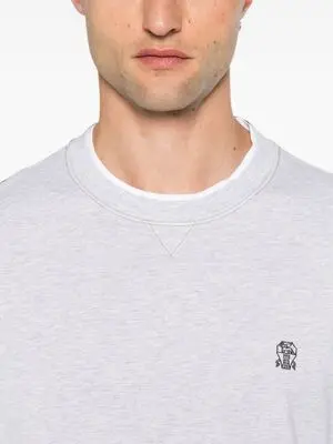 Brunello Cucinelli Logo Cotton T-shirt