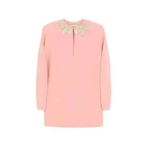 Valentino Garavani Silk Day Dress - Pink