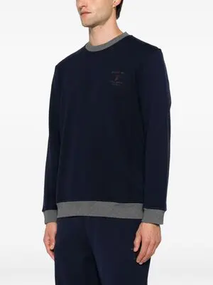 Brunello Cucinelli Logo Cotton Sweatshirt