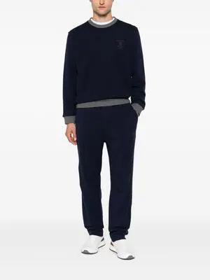 Brunello Cucinelli Logo Cotton Sweatshirt - Multicolor