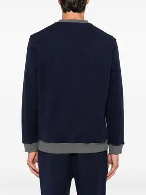 Brunello Cucinelli Logo Cotton Sweatshirt - Multicolor
