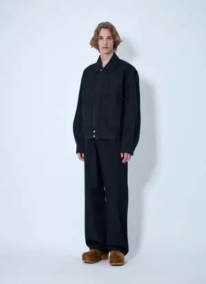Dries Van Noten Cotton Jacket With Snap Fastening