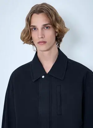 Dries Van Noten Cotton Jacket With Snap Fastening