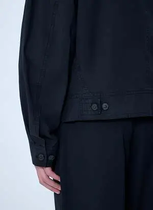 Dries Van Noten Cotton Jacket With Snap Fastening