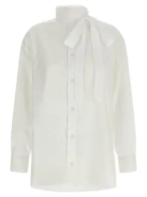 Kenzo Lavallière Collar Shirt - White