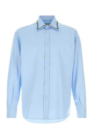 Valentino Garavani Light- Poplin Shirt - Blue
