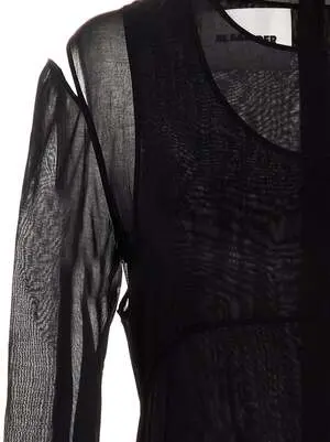 JIL SANDER Pleated Skirt Dress
