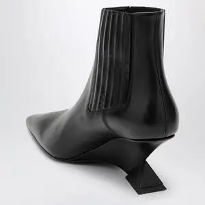 Attico Cheope Wedge-heel Ankle Boots - Black
