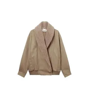 Stella McCartney Neutrals Jackets Bomber Jackets - Cream