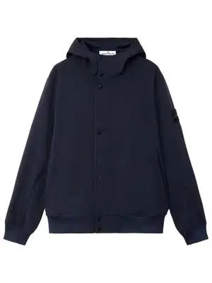 Stone Island Hooded Parka - Blue