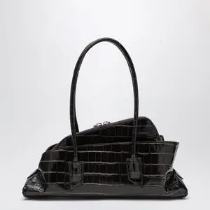 Attico La Passeggiata Small Leather Bag - Brown
