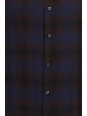 Dries Van Noten Check Shirt - Blue