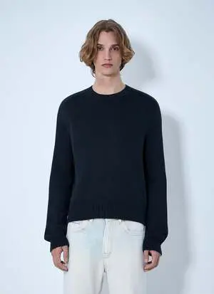Our Legacy Crewneck Wool Sweater - Black