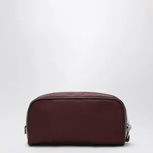 Prada Re-nylon And Leather Pouch - Red
