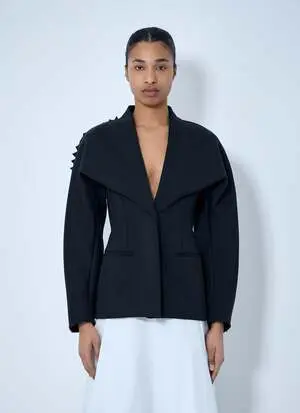 Jacquemus Structured Tailored Jacket - Black