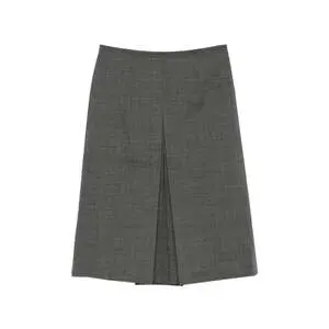 Prada Grey Skirts A-line Skirts - Gray
