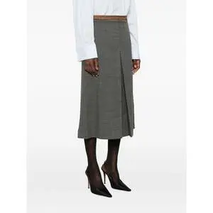 Prada Grey Skirts A-line Skirts