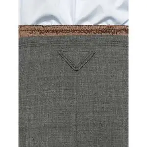 Prada Grey Skirts A-line Skirts