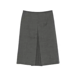 Prada Grey Skirts A-line Skirts - Gray