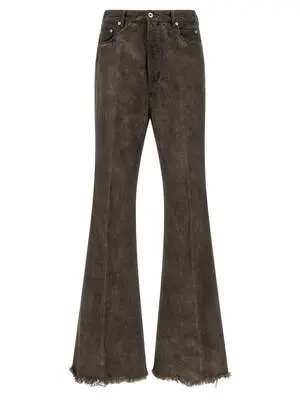 Rick Owens Bolan Bootcut' Jeans - Gray