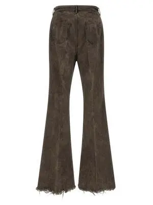 Rick Owens Bolan Bootcut' Jeans - Gray