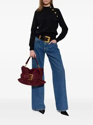 Balmain Cashmere Crewneck Sweater - Multicolor