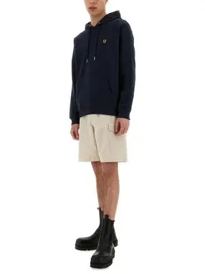 Belstaff Cotton Hooded Sweatshirt - Blue