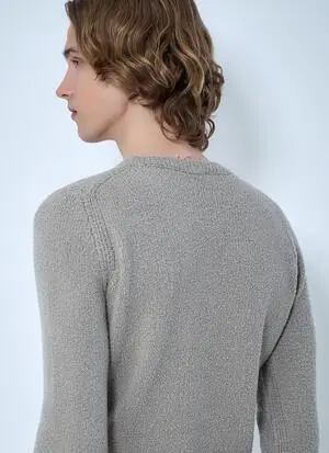 RIER Textured Knit Sweater - Gray