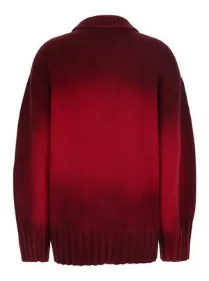 Attico Gradient Sprayed Cardigan - Multicolor