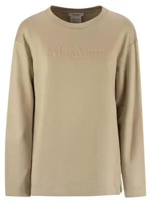 Max Mara Berma Silk And Cotton Sweatshirt