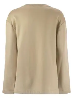 Max Mara Berma Silk And Cotton Sweatshirt