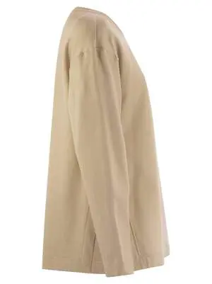 Max Mara Berma Silk And Cotton Sweatshirt