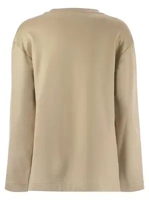 Max Mara Berma Silk And Cotton Sweatshirt - Multicolor