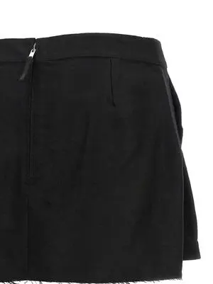 Rick Owens Fog Cutoff Skirt