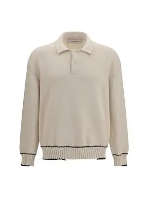 GOLDEN GOOSE Rindley Polo With Logo Print - Multicolor