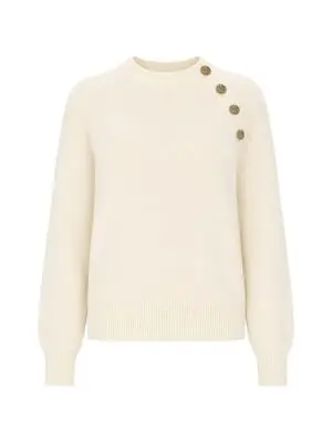 Balmain Cashmere Crewneck Sweater - Multicolor