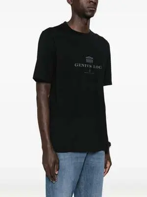 Brunello Cucinelli Crew-neck T-shirt With Graphic Print