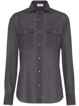 Brunello Cucinelli Long Sleeve Shirt - Multicolor