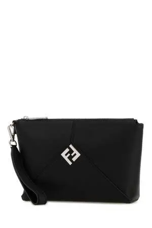 Fendi Leather Clutch
