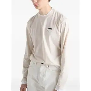 Prada Neutrals T-shirts & Vests T-shirts - Cream