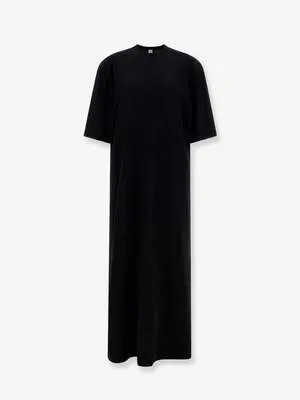 TOTEME Long Merino Wool Dress - Black